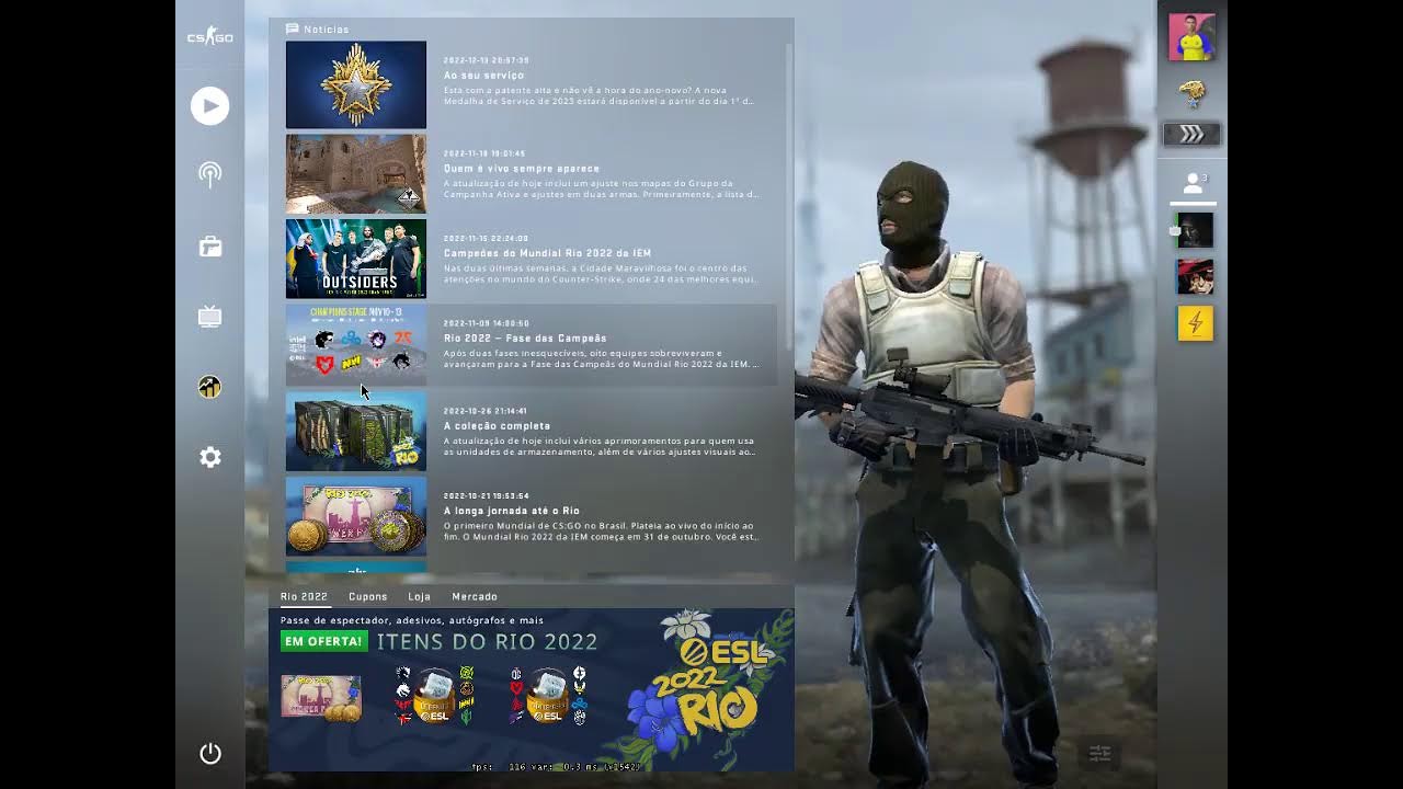 JOGANDO CSGO | AO VIVO | E FIVEM ... - YouTube