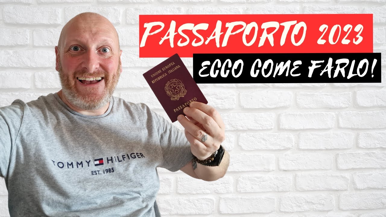 COME FARE IL PASSAPORTO ELETTRONICO [AGGIORNATO 2023] - YouTube