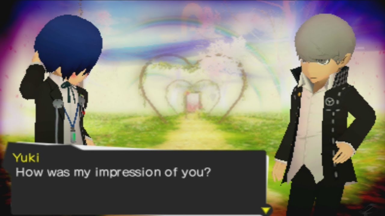 Persona Q: Shadow of the Labyrinth- Yu & Yuki's Big Day Scene (P3 & P4 ...
