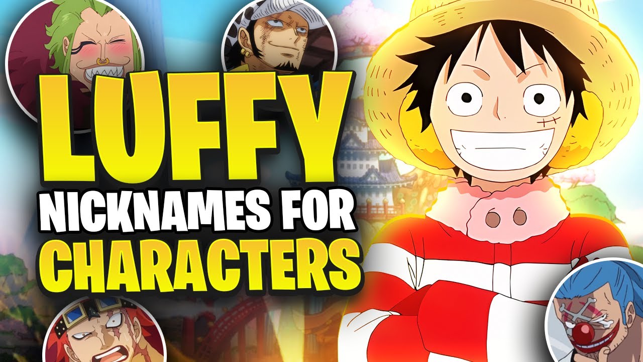Funny One Piece Nicknames given by Strawhat Luffy - YouTube