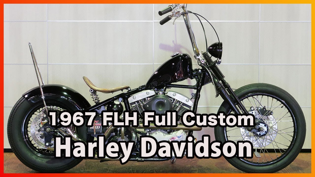 ID2098 Harley Davidson 1967 FLH Full Custom - YouTube