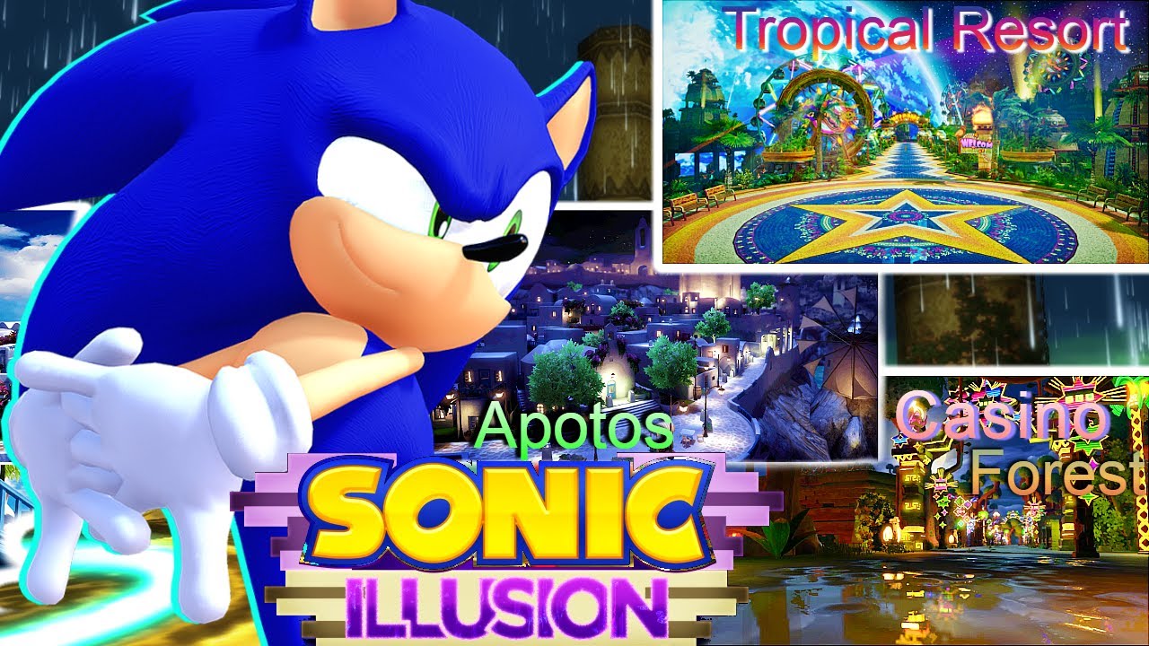 A New 3D Remake Of Sonic The Hedgehog | Sonic Illusion [Fan Game] - YouTube