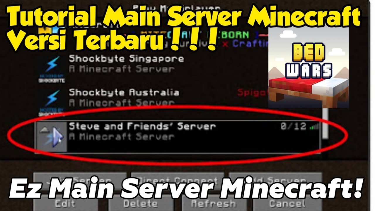 Cara Main di Server Bed Wars Minecraft Versi 1.21.80 | Panduan ...