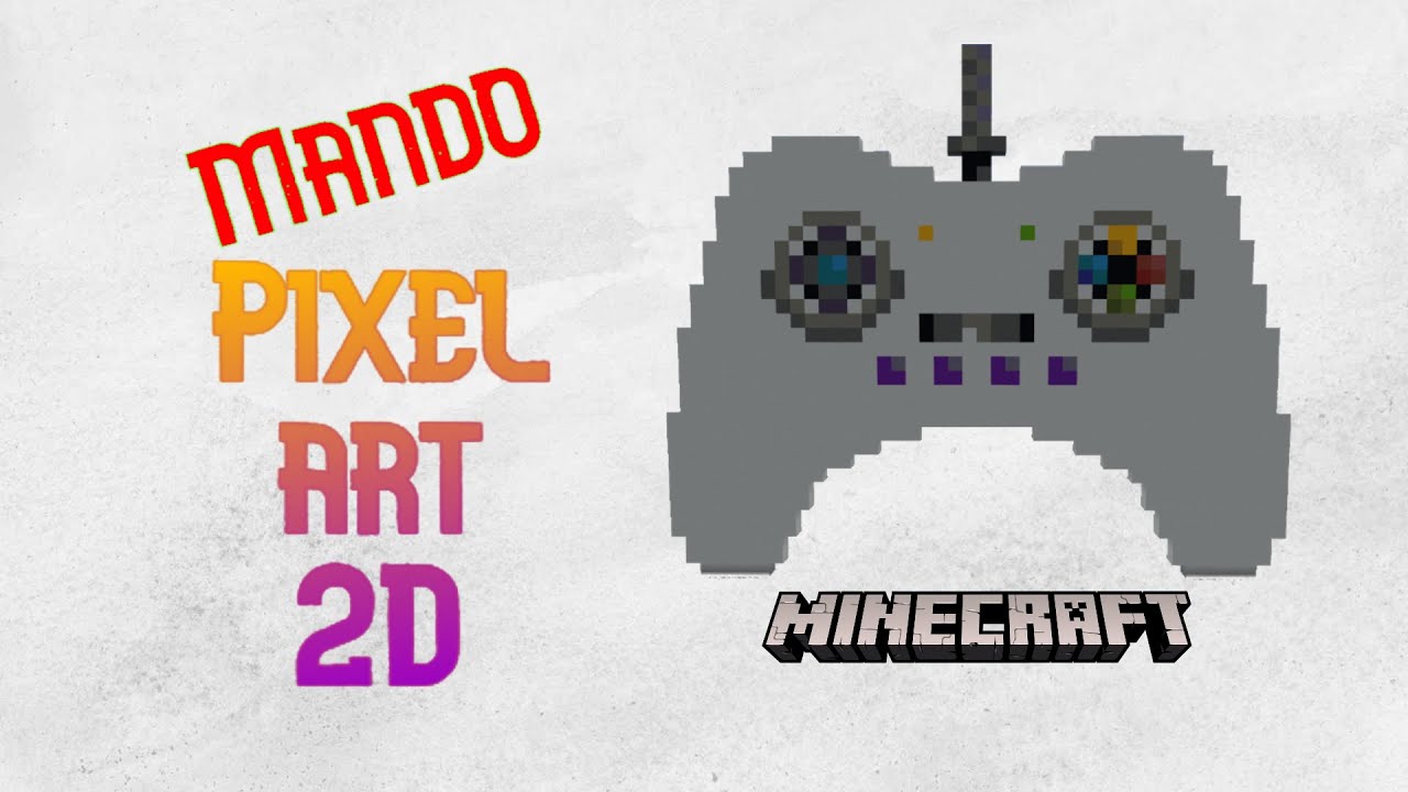 MANDO Pixel Art-Minecraft | NaikGaman - YouTube