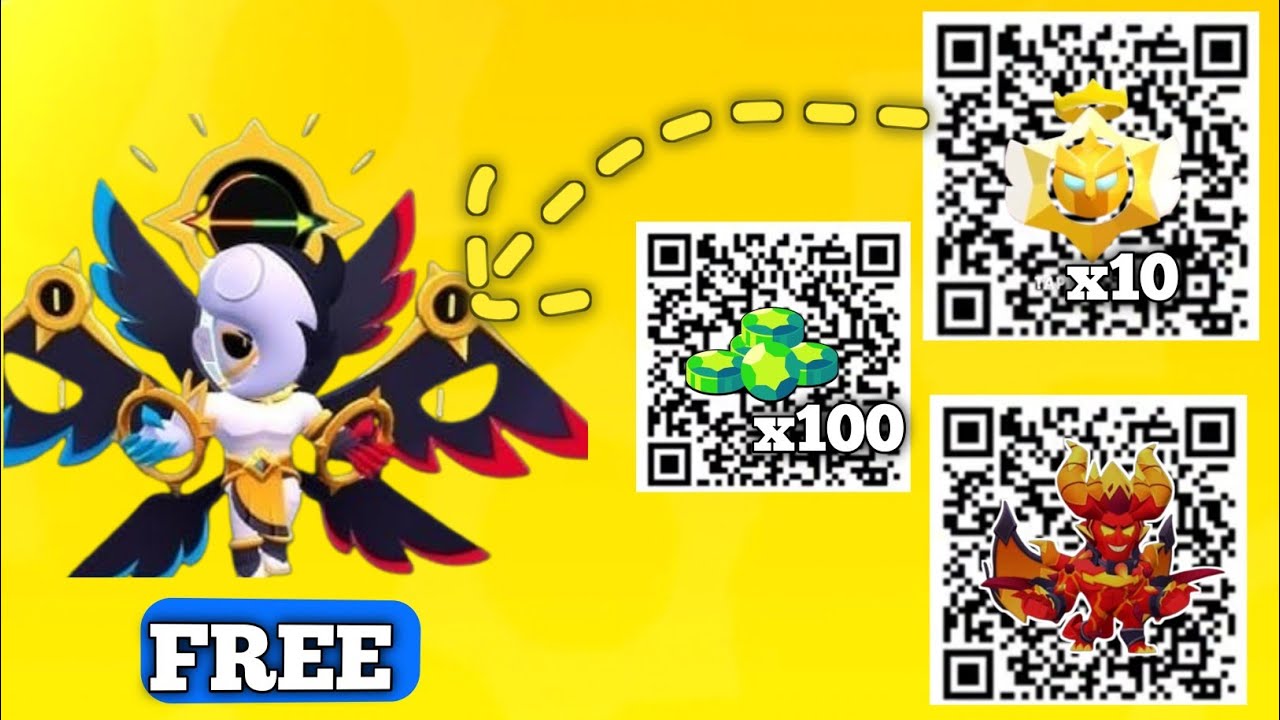 FREE GIFT 🥳 ALL WORKED QR CODE DEMON DROP 🤯 QR CODE BRAWL STARS 🤩 BRAWL ...