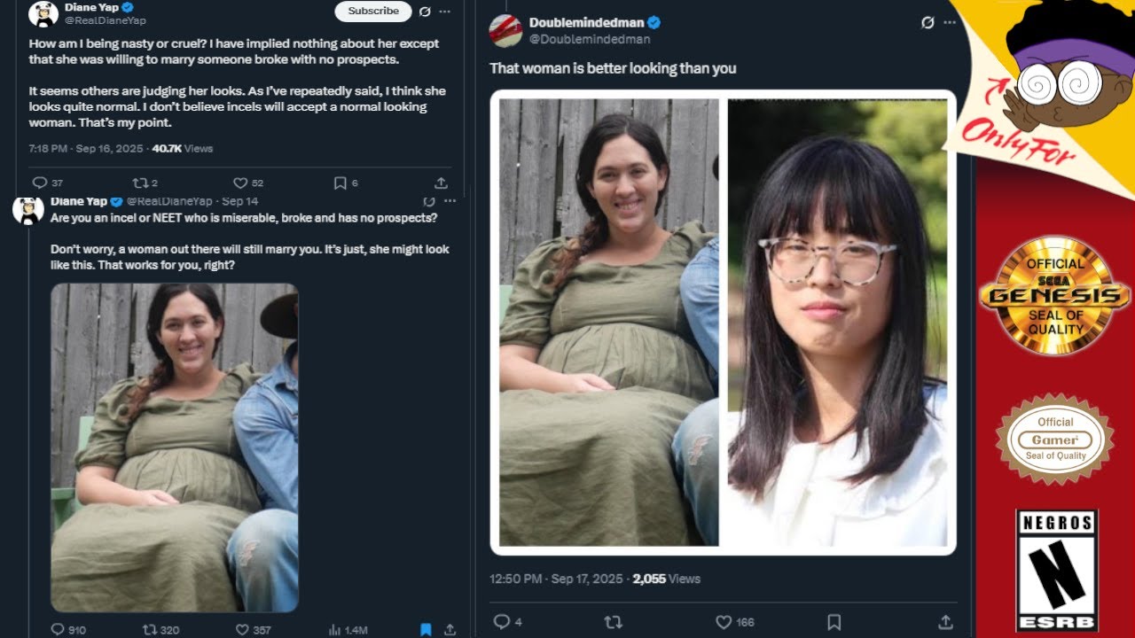 "Incels Don't Want Her": How Diane Yap Misunderstands The Dating Market - YouTube