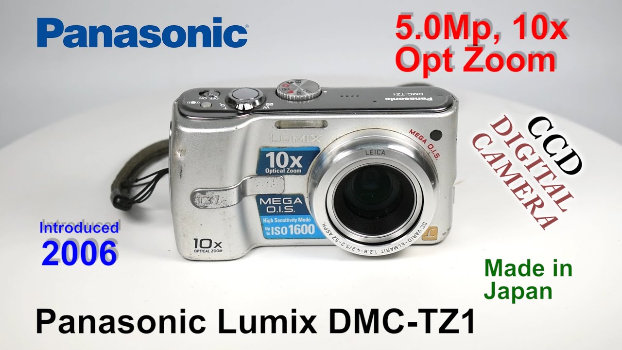 2006 Panasonic Lumix DMC-TZ1 - CCD Digital Camera - YouTube