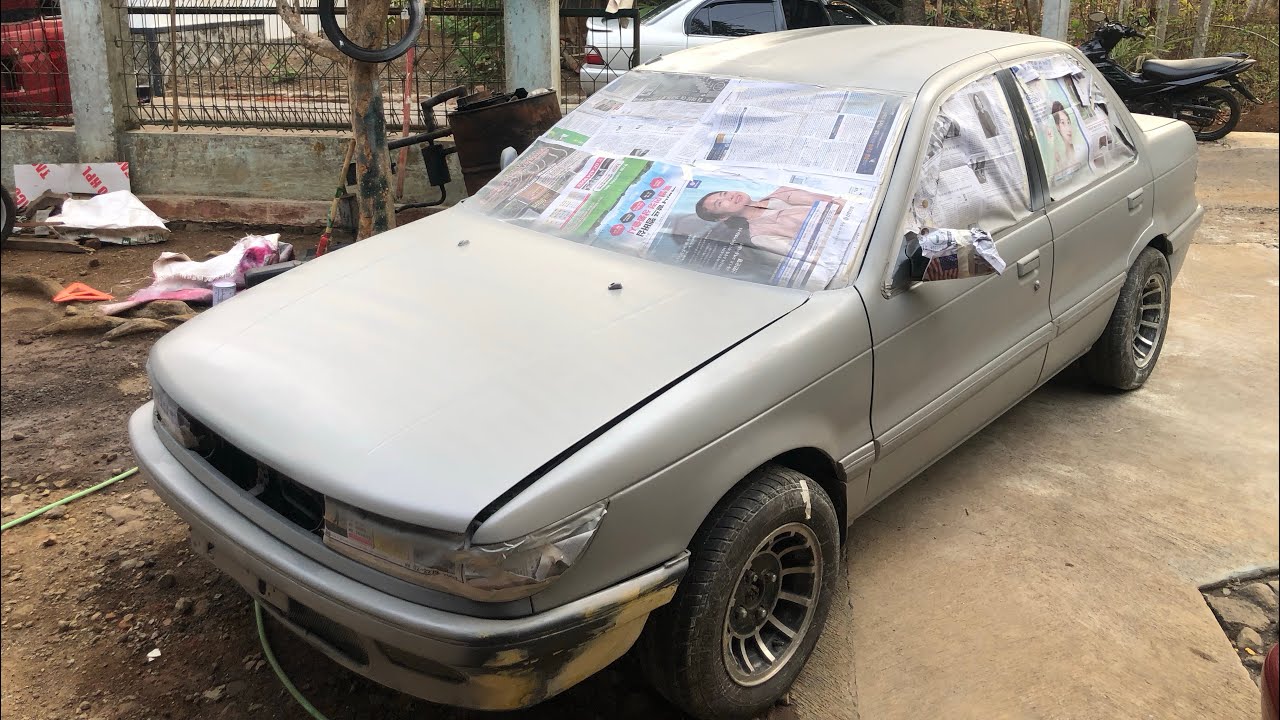 RESTORASI MOBIL MITSUBISHI LANCER DANGAN 1992 | TMB GARAGE #bodyrepair ...