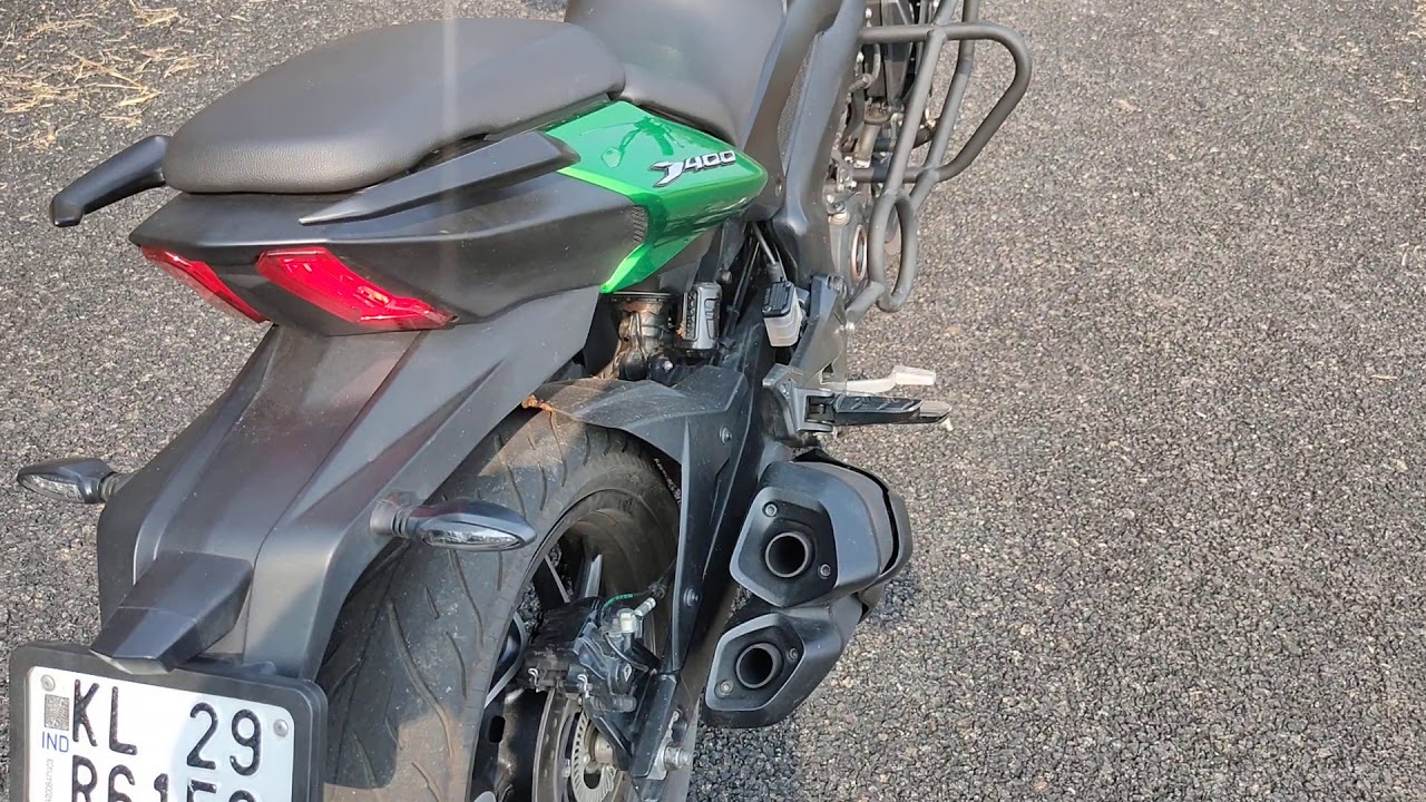 Dominar 400 Pure Stock Exhaust Sound 💥 - YouTube