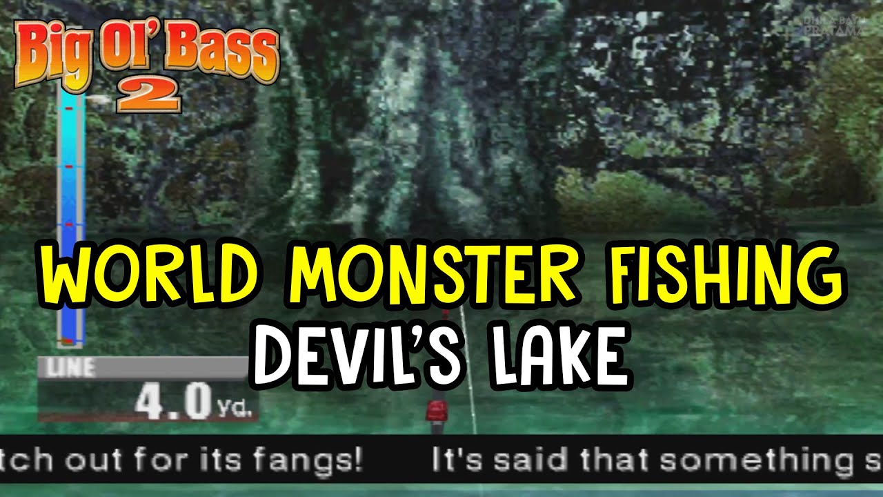 Big Ol' Bass PSX PS1 World Monster Fishing #7 Devil's Lake HD - YouTube
