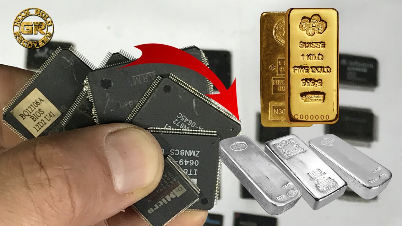 Gold & Silver Recovery From Computer ic Chips | Gold Recovery | Silver ...
