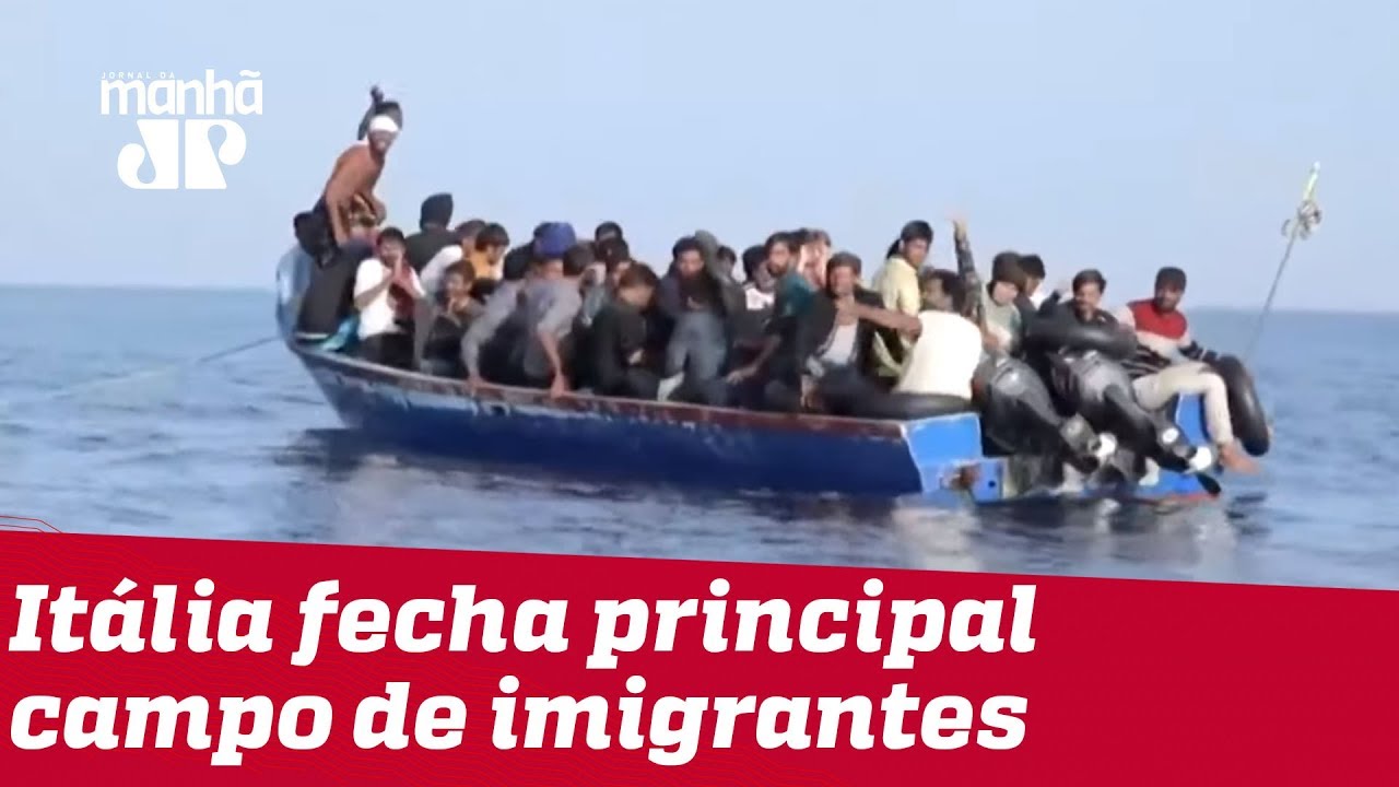 Itália fecha maior centro de recepção de refugiados da Europa - YouTube