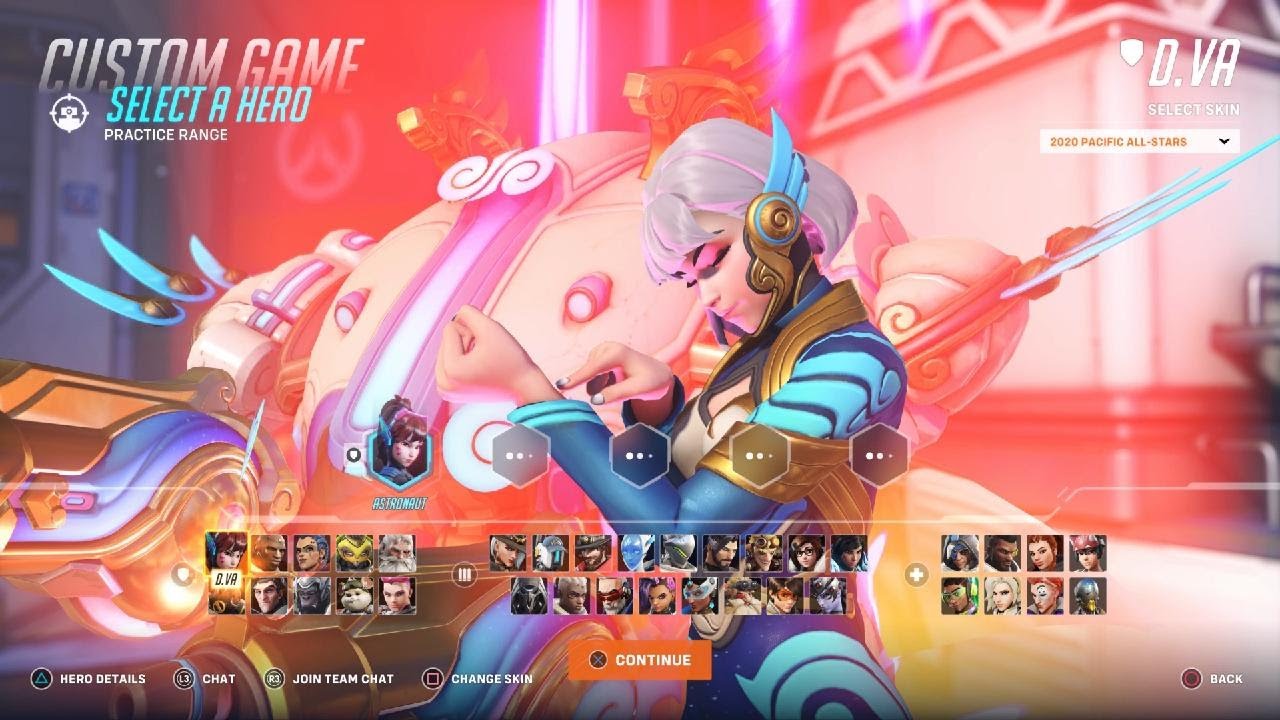 Overwatch 2 DVA Character Selection - YouTube