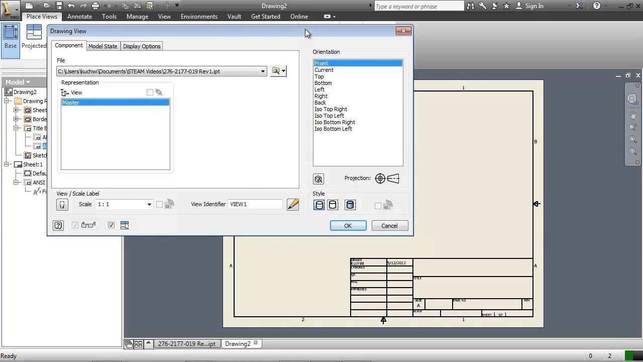 Creating Drawings 1 - YouTube