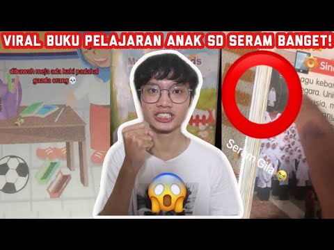 VIRAL BUKU SEKOLAH ANAK SD ADA PENAMPAKAN!!? SEREM BANGET!!!
