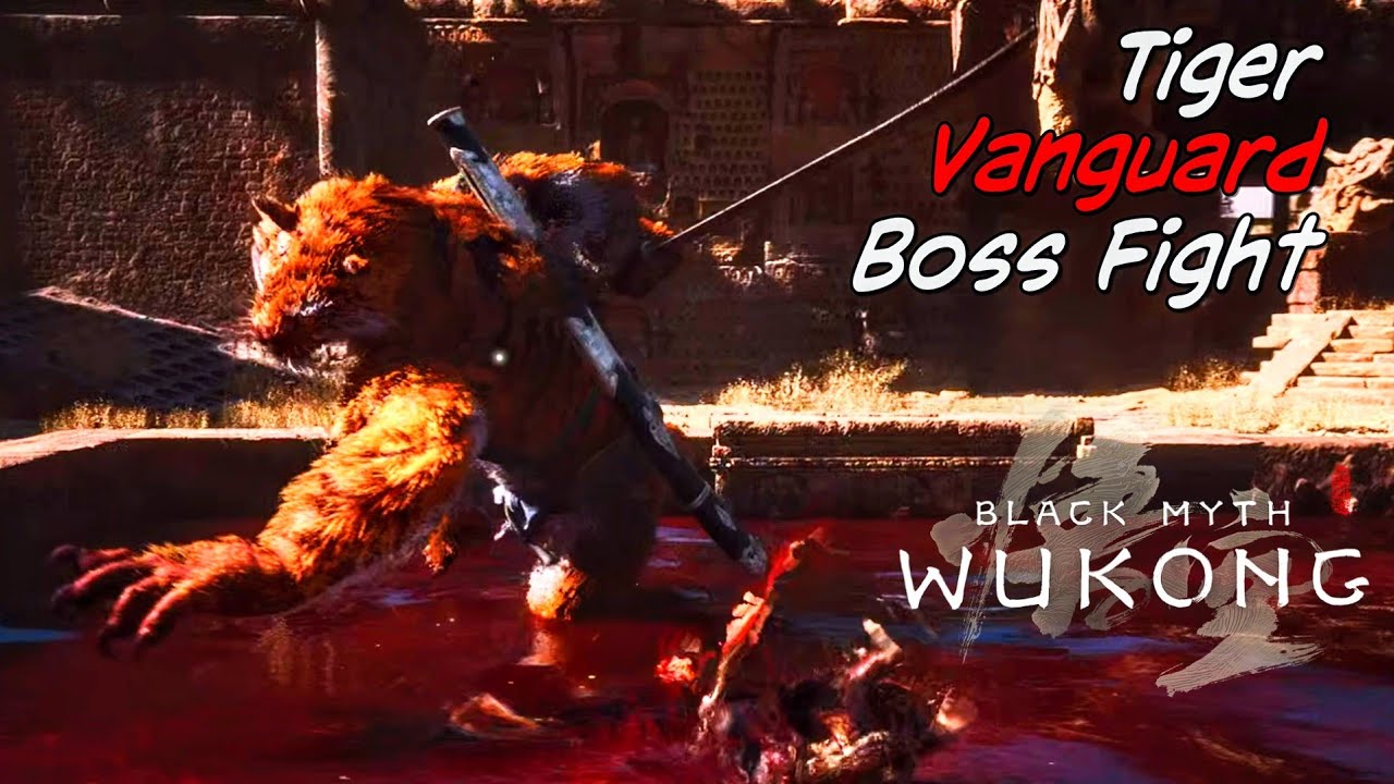 Tiger Vanguard Boss Fight: Black Myth Wukong - YouTube