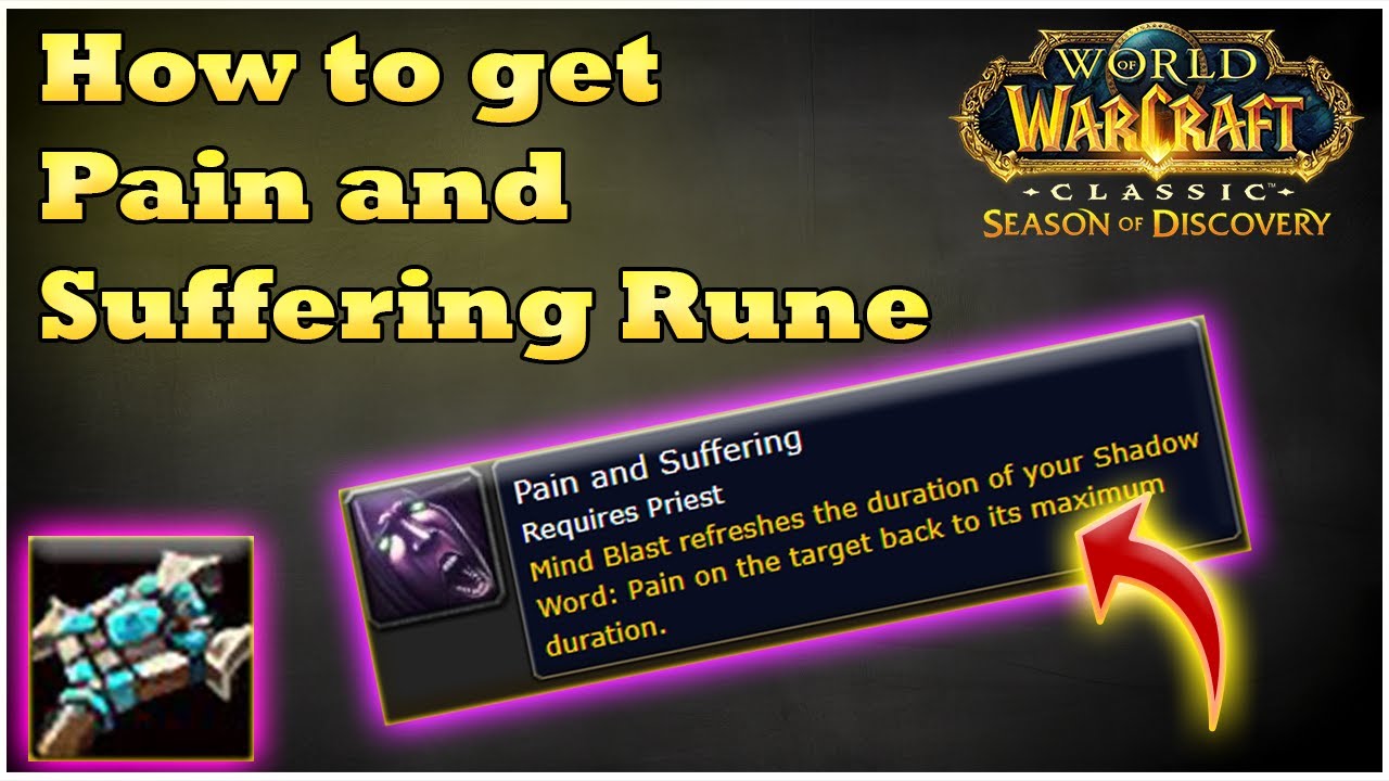 How to get Pain and Suffering Rune [WoW SoD] - YouTube