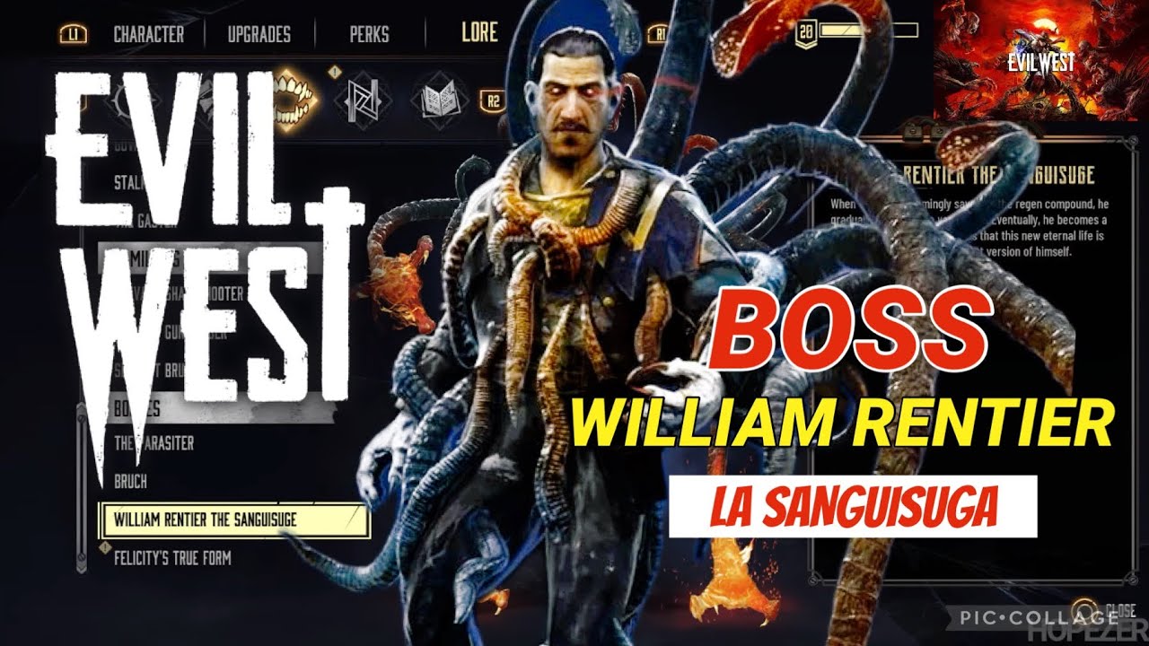EVIL WEST BOSS WILLIAM RENTIER - YouTube
