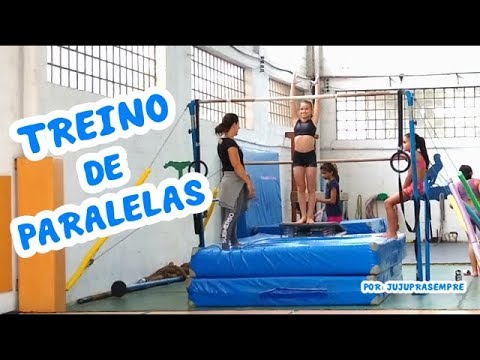 Treino nas barras paralelas | ginástica artística - YouTube