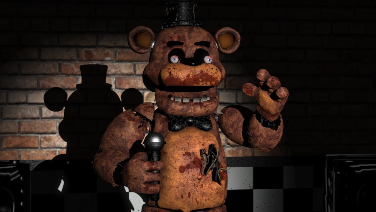 FNAF 1 Stage With Different Animatronics - YouTube