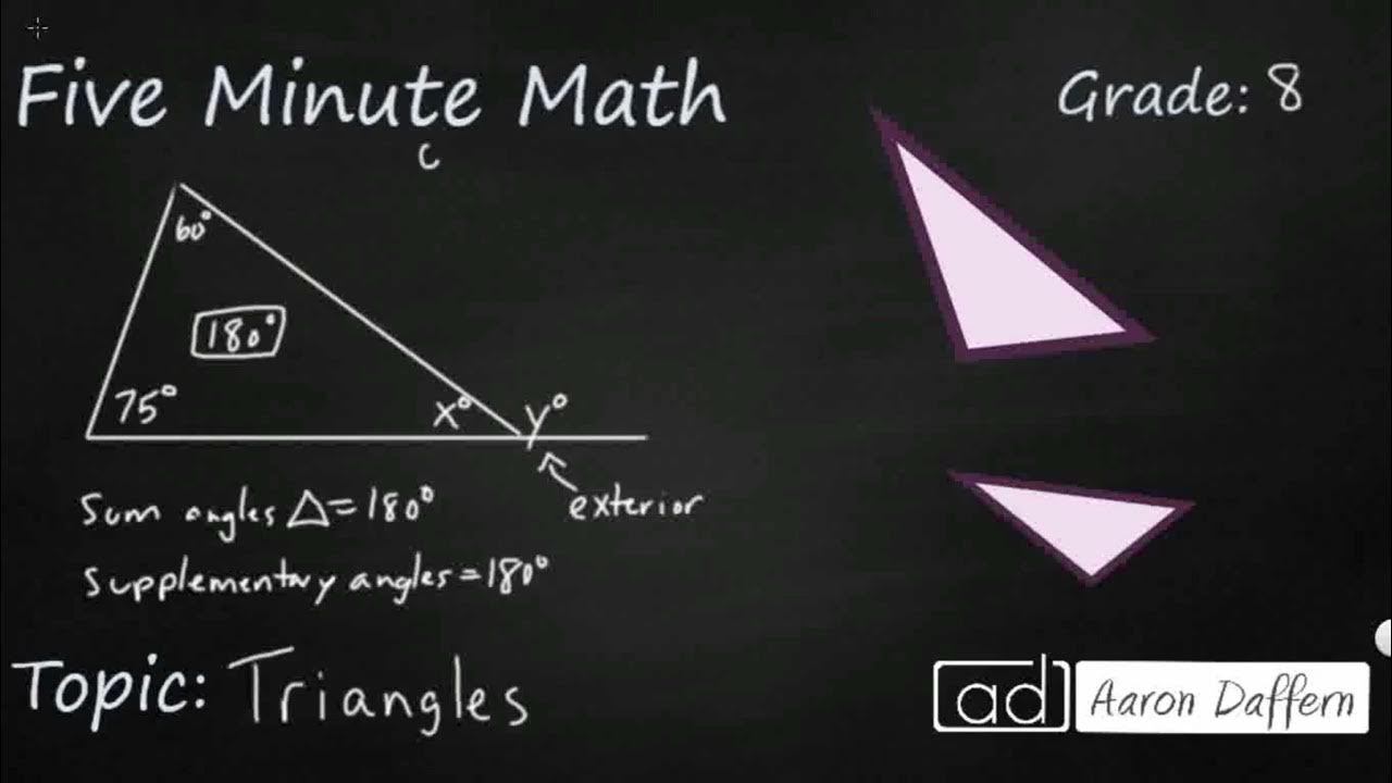8th Grade Math Triangles - YouTube