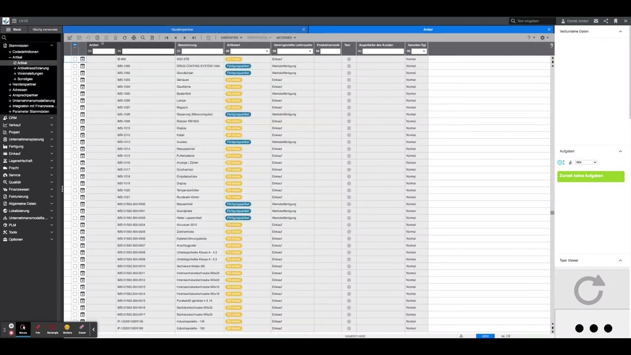 Creating Master Data & Purchase Order in Infor LN - YouTube