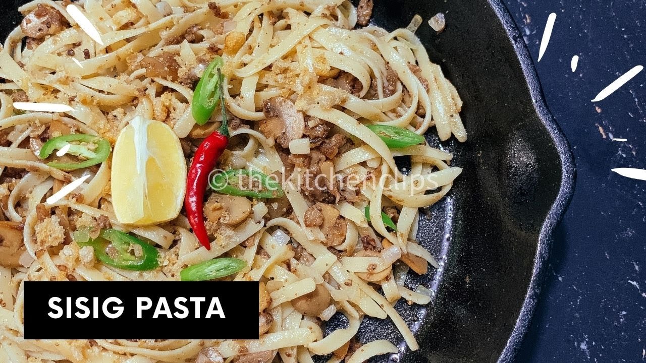 Easy Sisig Pasta | PANG NEGOSYO RECIPE - YouTube