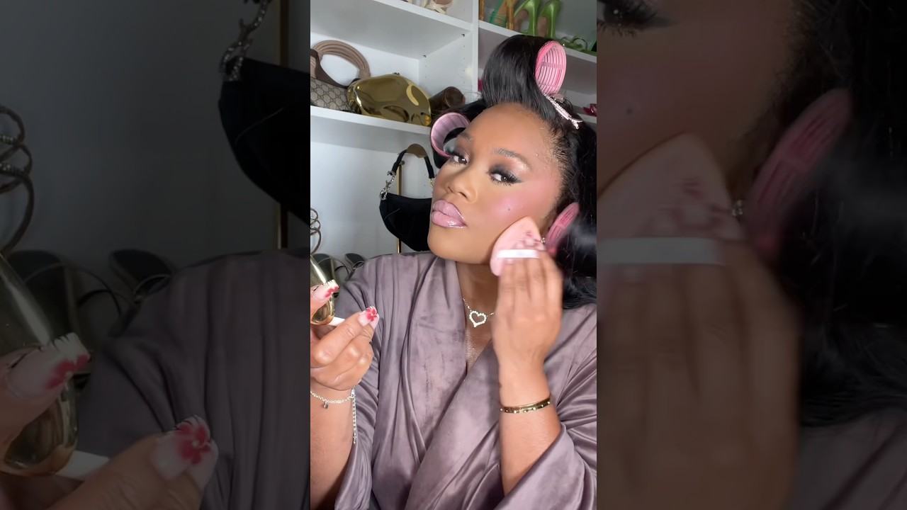 soft glam GRWM 🎀🩷🌸 #makeup #grwm - YouTube