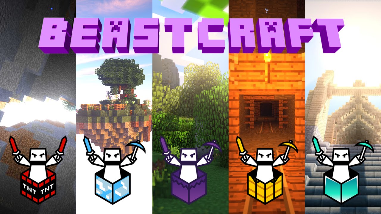BeastCraft #1 - HUB, SURVIVAL & CREATIVE! [Minecraft Server] - YouTube