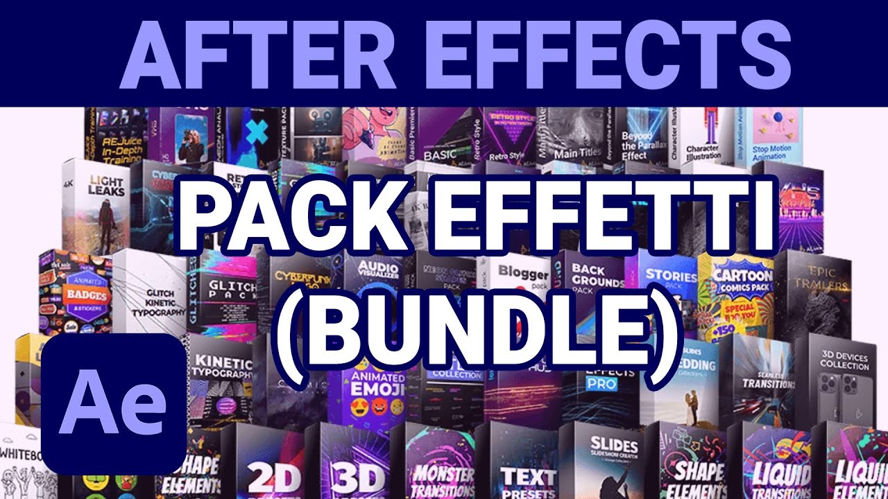 Pack Effetti, Luts, Titoli, Grafiche AE Juice per After Effects e ...