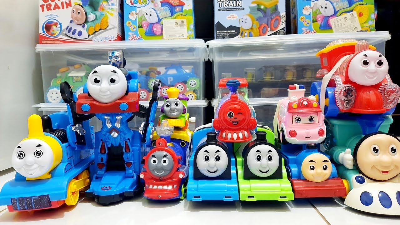 Kereta Thomas and friends, Combo Thomas Train 3, Cute train Combo With ...