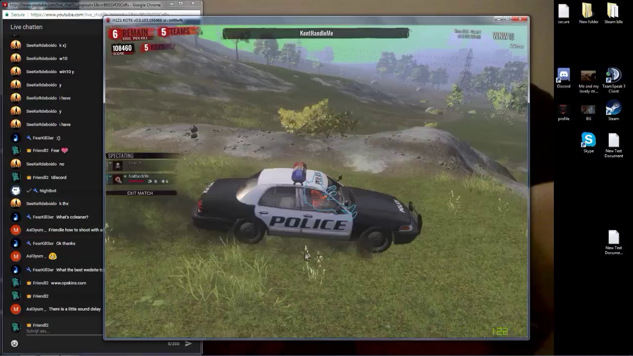 H1Z1 KOTK Royalty 1 DUOS playing for better rank position! - YouTube