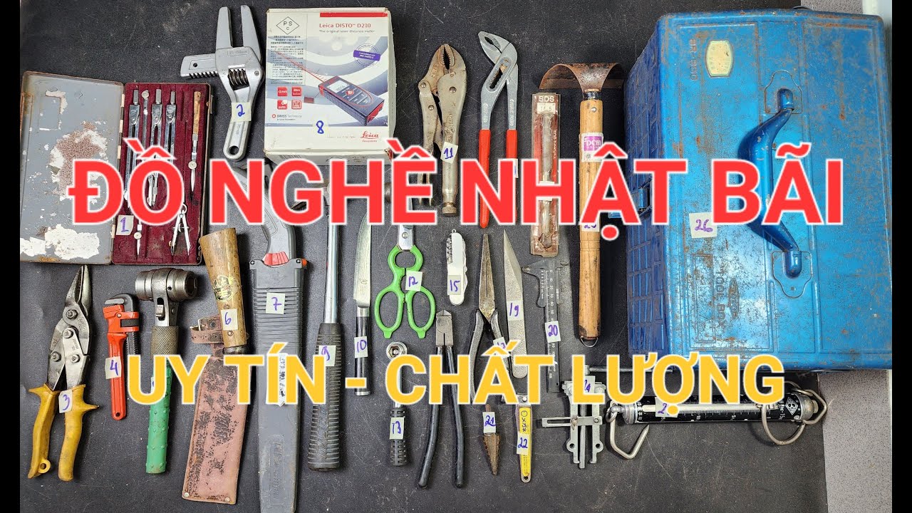 Clip 800- 0865400843.Đồ Nghề Nhật Bãi,máy đo laser,compa,dao kai,búa ...