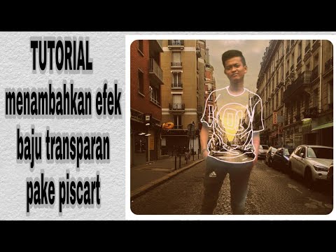 Tutorial efek baju tembus pandang di aplikasi picsart!!