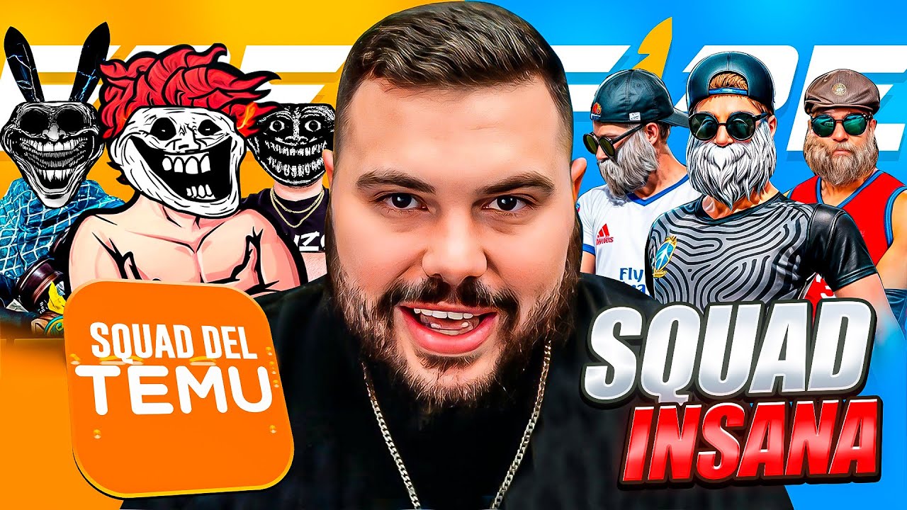 L-TEMU 👹 VINO CON SU ESCUADRA DEL TEMU PARA ENFRENTAR A 4 VETERANOS ...