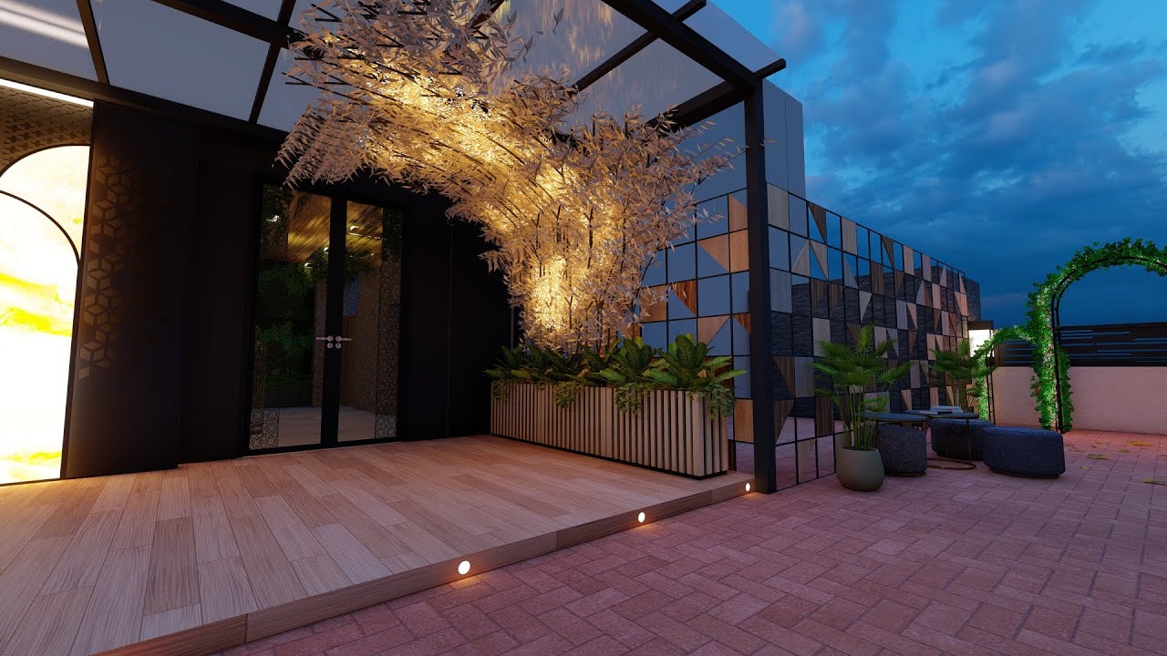 Restaurant Walkthrough Animation - YouTube