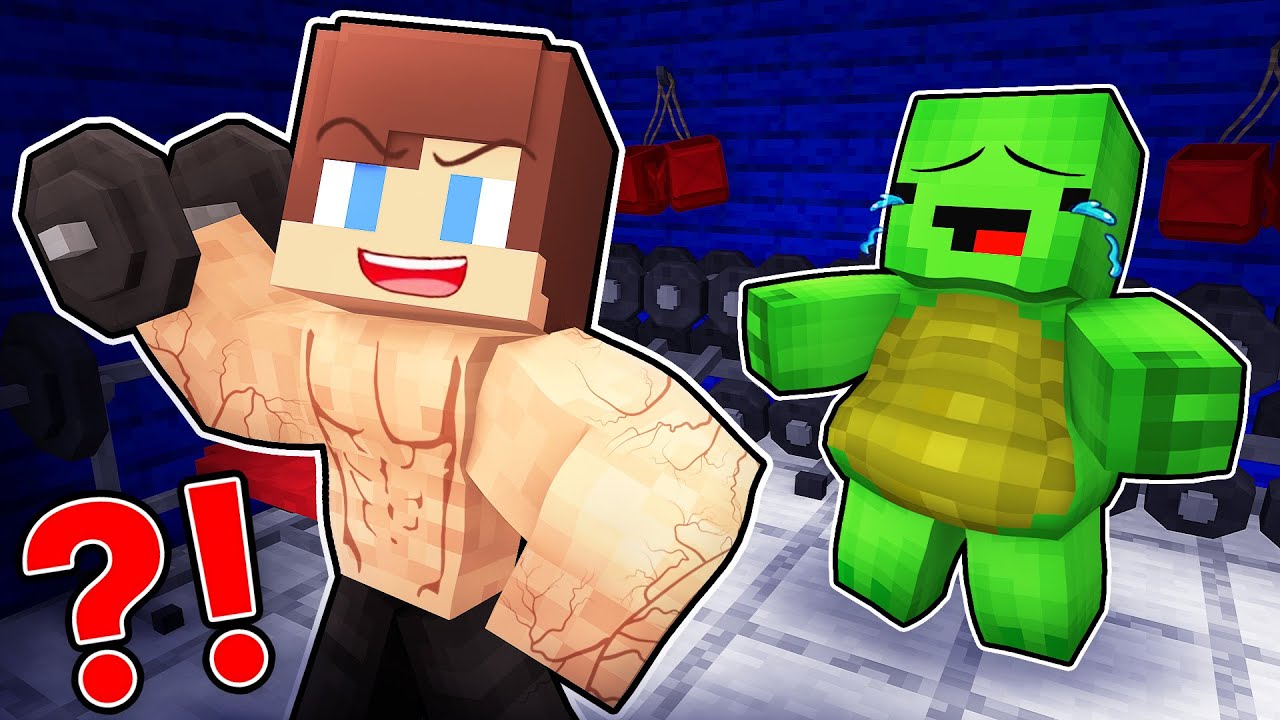 STRONG JJ vs FAT Mikey Battle - Minecraft Animation / Maizen - YouTube