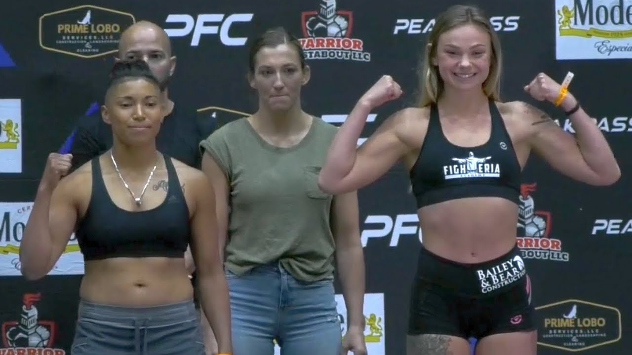 Nancy Ramirez vs. Lundon Dibrell - Weigh-in Face-Off - (Peak Fighting ...