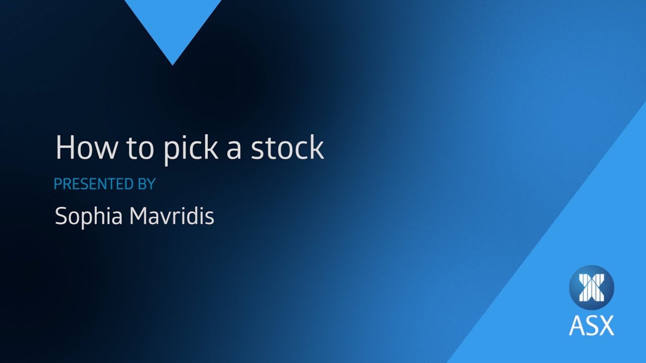 How To Pick A Stock - YouTube