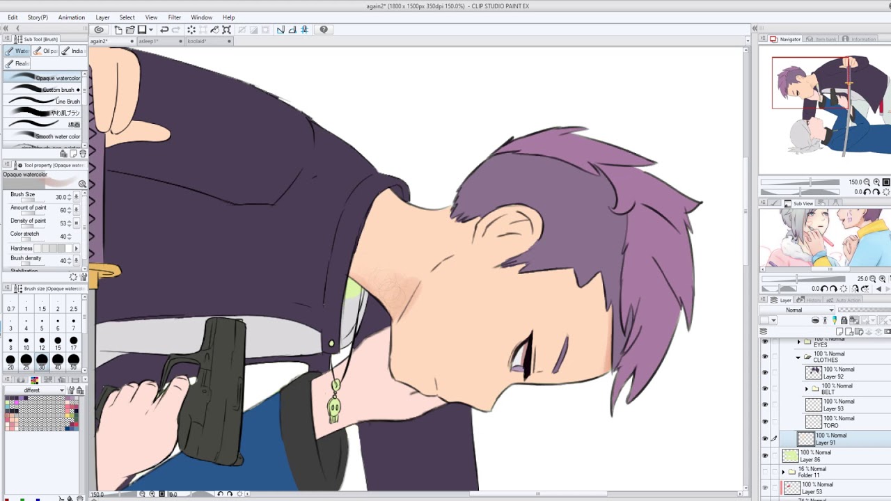 【Speedpaint】Danplan (Stephen x Hosuh) fanart - Take Me With You - YouTube