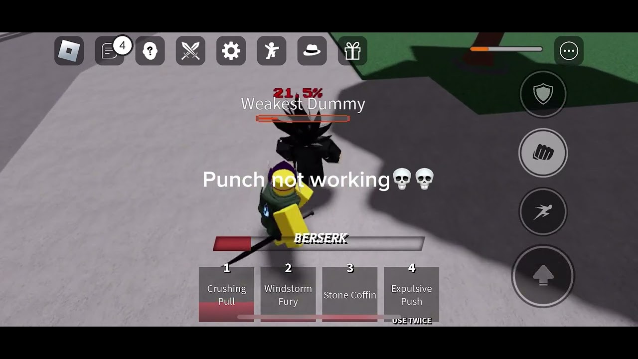 Trying to kill the weakest dummy - YouTube