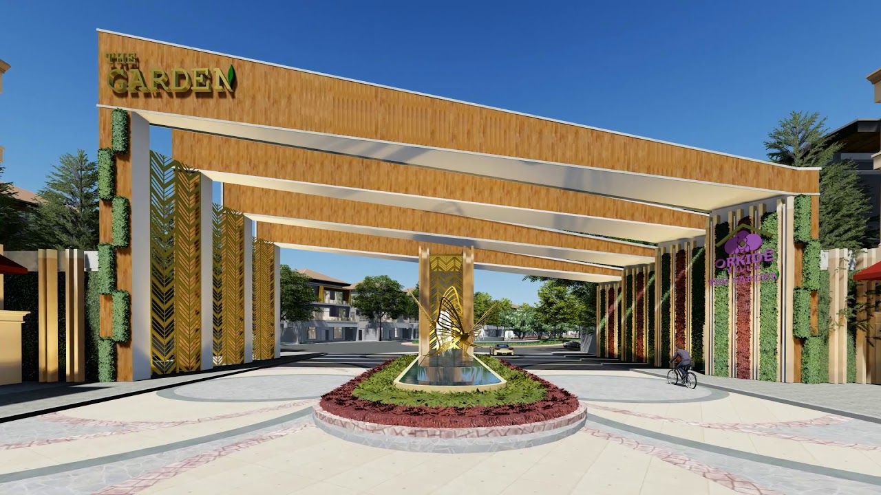 A5752 Orkide Villa 3 The Botanic City Phase 8 The Garden Animation ...