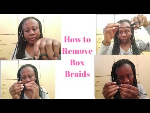 How to Remove Box Braids & Build-up || LovelyAma - YouTube