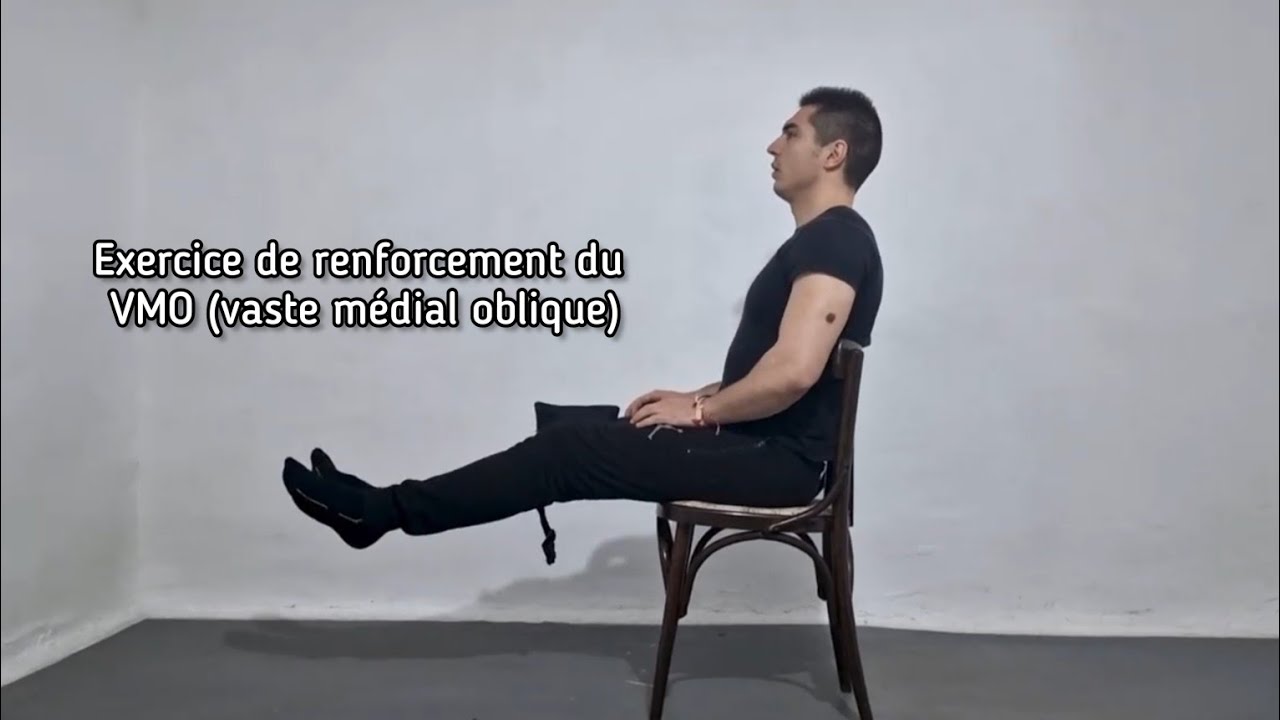 Exercice de renforcement du VMO (vaste médial oblique) | Comment faire ...