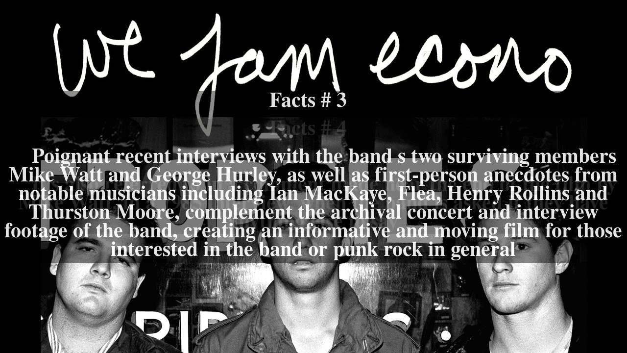 We Jam Econo Top # 5 Facts - YouTube