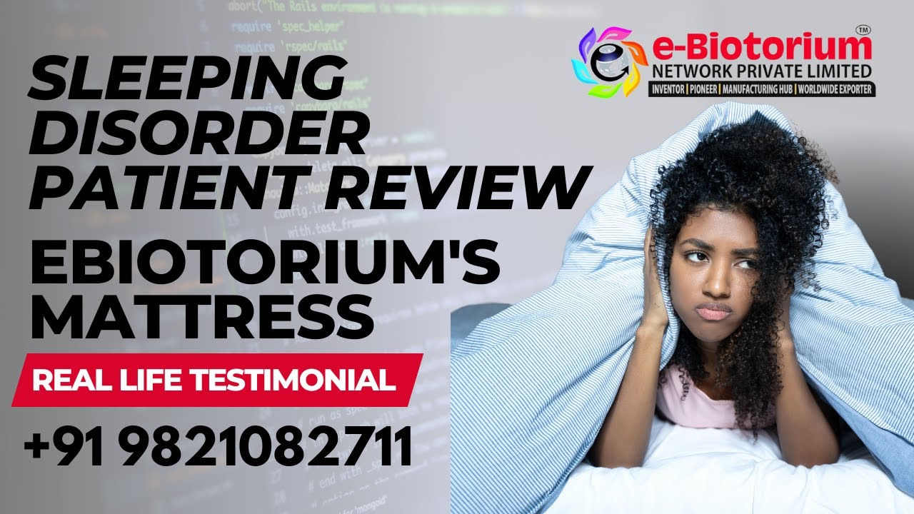 Ebiotorium Bio Magnetic Mattress Sleeping Disorder Testimonial - YouTube