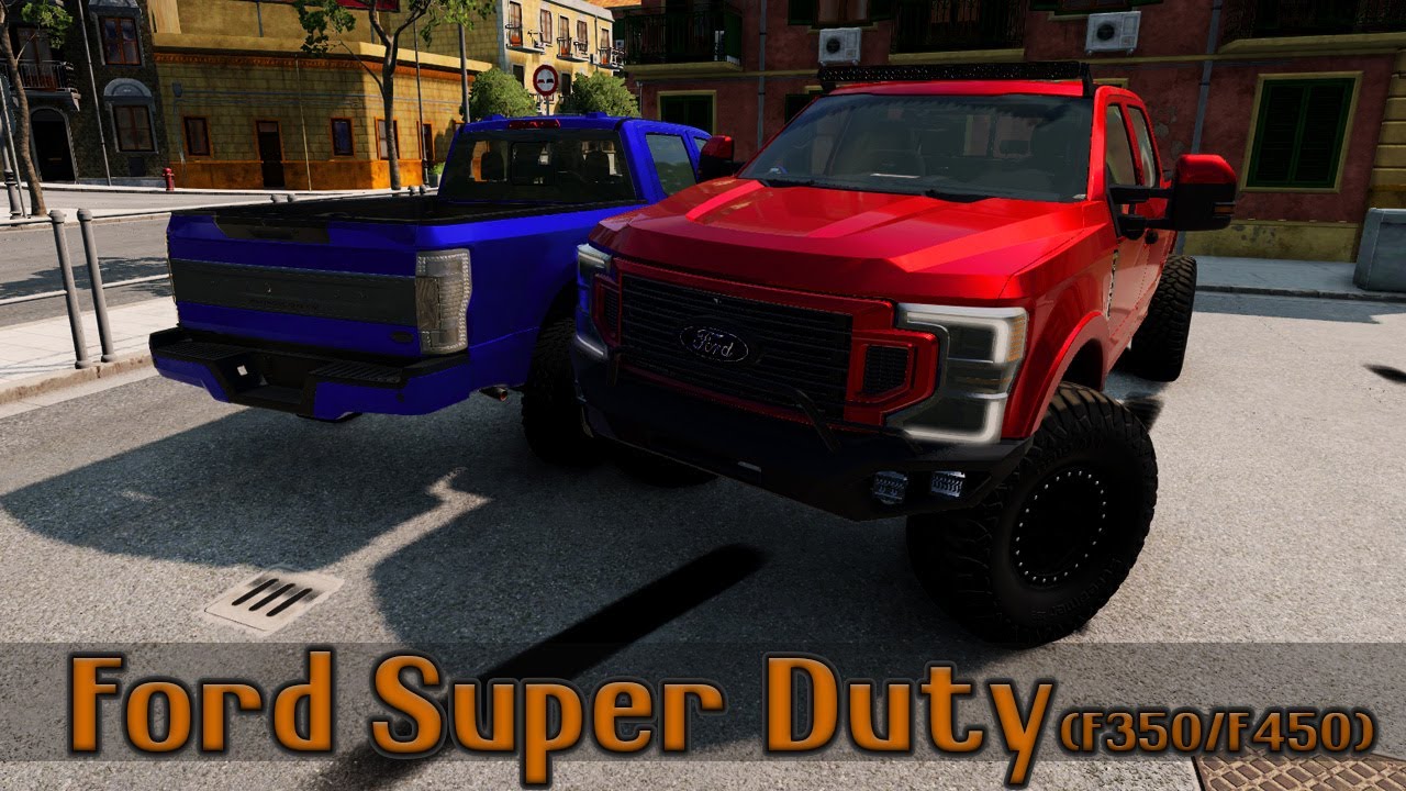 Мод Ford Super Duty 2020 F350/F450 для BeamNG.drive - YouTube