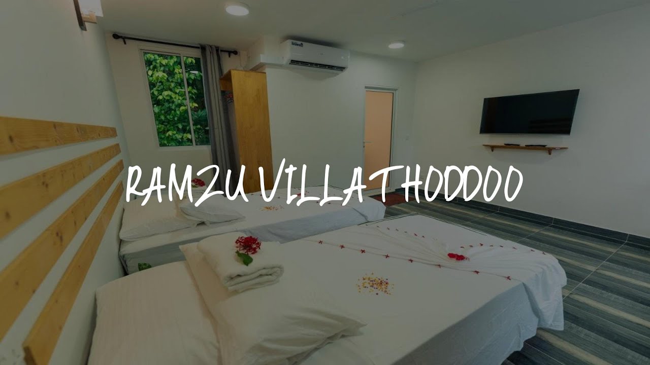 Ramzu Villa Thoddoo Review - Thoddoo , Maldives - YouTube