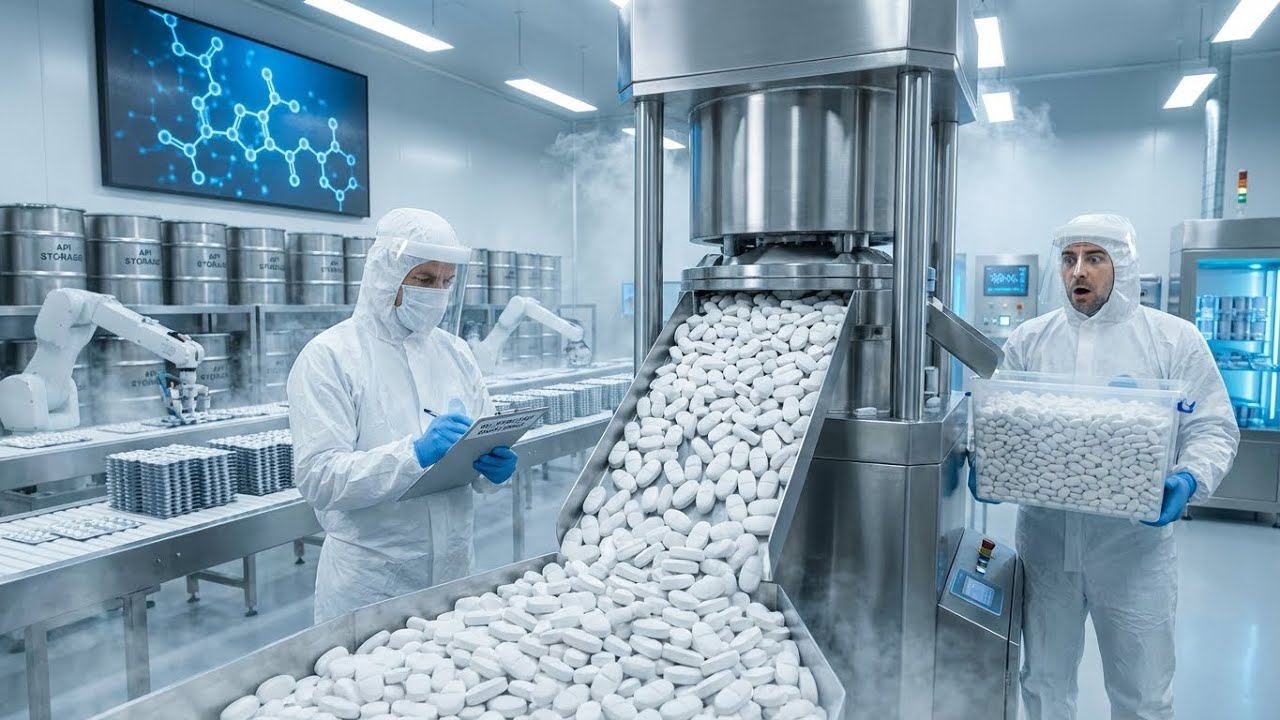 SHOCKING TRUTH: What Happens Inside a Billion-Dollar Pill Factory! (You ...