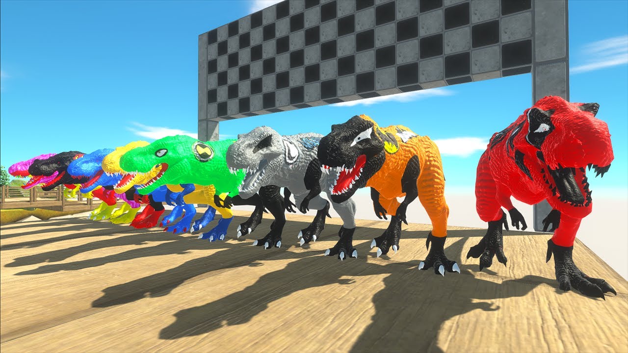 Justice League Tyrannosaurus Rex Speed Race Championship - Animal ...